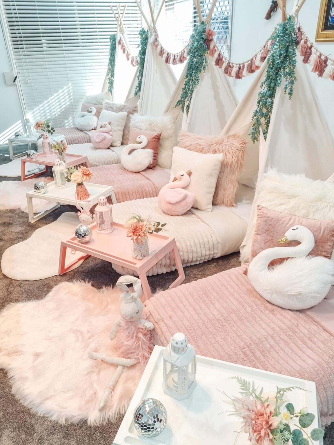 Sleepover party hire in Brisbane - Luna Teepees
